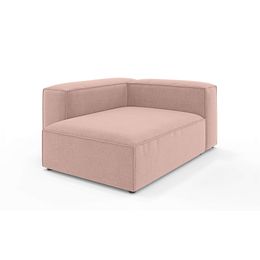 Ottomane OTTO HOME, B:130cm H:72cm T:160cm, rot, 100% Polyester, Sofas, "XL HAILY links/rechts bestellbar, extra tief, Maße B/T/H: 130/160/72cm", als