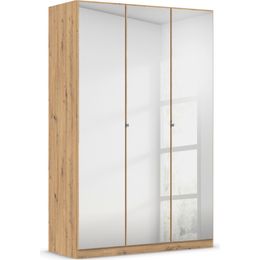 Dreht&uuml;renschrank Rauch, B:136cm H:210cm T:54cm, braun, Holzwerkstoff, Schr&auml;nke, "Reflect", mit Spiegelfront, inkl. praktischer Inneneinteilung und