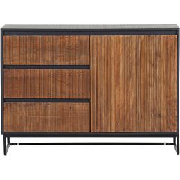 Kommode GUTMANN FACTORY, B:105cm H:75cm T:40cm, braun, Holz teilmassiv, Wohnzimmer, Sideboards