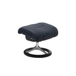 stressless "Reno" Set, Relaxsessel mit Hocker, mit Hocker, mit Signature Base, Gr&ouml;&szlig;e S, M & L, Gestell Schwarz