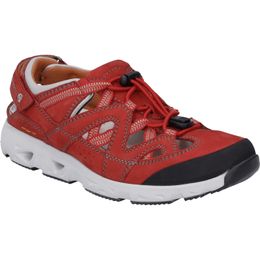 Josef Seibel Damen Sneaker "Noih 11, rot-kombi", Gr. 42, rot, Obermaterial: 80% Rindsleder Leather cow. 20% Textilmaterial TEXMAT., Schuhe