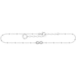 Thomas Sabo Damen Fußkette "Infinity/Undenlichkeitsschleife", 27, Silber 925 (Sterlingsilber), silber, Silber 925 (Sterlingsilber), Fußketten