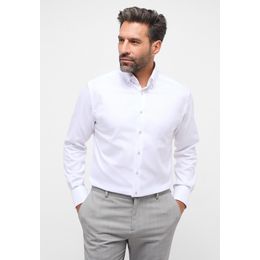 Eterna Herren Langarmhemd "MODERN FIT", weiß, Gr. 43, 100% cotton, Hemden