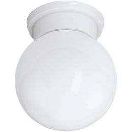 Eglo LED Deckenleuchte "DURELO Flurlampe, Bürolampe, modern, 1-flammig", 1, Ø 16cm H: 19,5cm, 1 Stk., weiß, Wohnzimmer, Leuchten, Deckenleuchte