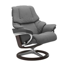 stressless "Reno" Set, Relaxsessel mit Hocker, mit Hocker, mit Signature Base, Gr&ouml;&szlig;e S, M & L, Gestell Wenge