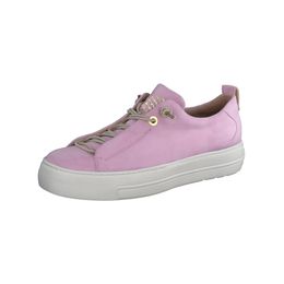 Paul Green Damen Sneaker "Paul Green Sneaker Veloursleder", Gr. 40,5, pink, Veloursleder, Schuhe