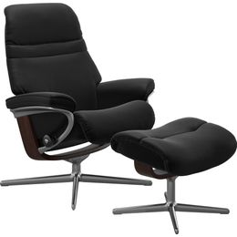 stressless "Sunrise" mit Cross Base, Gr&ouml;&szlig;e S, M & L, Holzakzent Braun