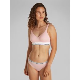 Damen Bralette "LIFT BRALETTE", Calvin Klein Underwear, Gr. XS, rosa, Jersey, Obermaterial: 53% Baumwolle, 35% Modal, 12% Elasthan, BHs, mit