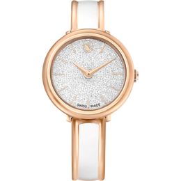 Swarovski Damen Quarzuhr "CRYSTALLINE", gold, Armbanduhren, Armbanduhr, Damenuhr, Swiss Made, Edelstahlarmband, analog