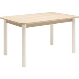 Esstisch Tom Tailor HOME, B:140cm H:76cm T:90cm, wei&szlig;, Garten, Tische, "COLOR TABLE", Esstisch, 4-Fu&szlig;, 3 Gr&ouml;&szlig;en, 3 Dekorfarben, 4 Fu&szlig;farben, ABS-Kante