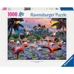 Ravensburger Kinder Puzzle "Pinke Flamingos", bunt, B:70cm H:50cm, Puzzles, Made in Germany