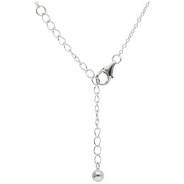 Smart Jewel Damen Collier "Mittelteil Pentagon mit Zirkonia, Silber 925", 47cm, Silber 925 (Sterlingsilber), silber, Silber 925 (Sterlingsilber),