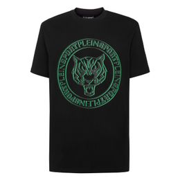 Plein Sport Jungen T-Shirt "Tiger", gr&uuml;n, Gr. S, Obermaterial: 100% Baumwolle, Shirts