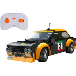 Jamara Kinder RC-Auto "CaDA, Fiat Abarth 131 1:20 schwarz 2,4GHz Bricks", schwarz, Kunststoff, B:5cm H:19,4cm T:7,8cm, Fernlenkfahrzeuge