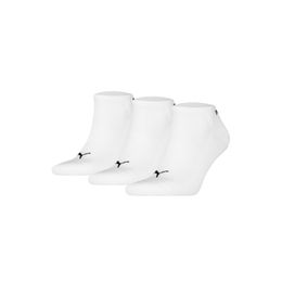 Puma Herren Sneakersocken "Socken Cushioned Sneaker 3P 3er Pack", Gr. 43, wei&szlig;, Obermaterial: 83% Baumwolle CO. 16% Polyamid PA. 1% Elasthan EL.,