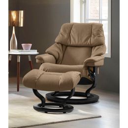 Relaxsessel stressless, B:79cm H:98cm T:75cm, braun, Leder BATICK: BATICK ist ein leicht korrigiertes, durchgefärbtes und genarbtes Möbelleder, bei