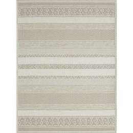 Teppich the carpet, B:80cm H:1mm L:150cm, beige, Polypropylen, Flur, Teppiche, "Calgary", moderner robuster In und Outdoor Teppich