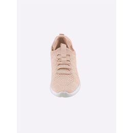 Heine Damen Sneaker, Gr. 36, rosa, Textil, Schuhe