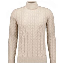 Ragman Herren Rundhalspullover, beige, Gr. XL, 95% Baumwolle 5% Kaschmir, Pullover