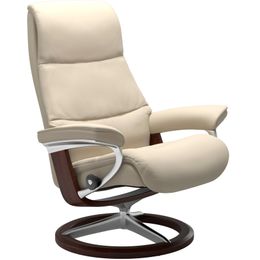 stressless "View" mit Signature Base, Gr&ouml;&szlig;e S,Gestell Braun