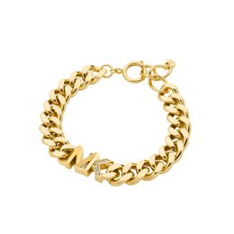 Michael Kors Damen Armband "Schmuck Geschenk Metall Armkette PREMIUM", 22cm, Metall, gold, Metall, Armbänder, mit Zirkonia (synth.)