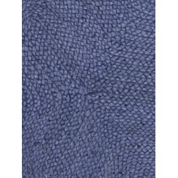 Teppich CarpetFine, B:150cm H:10mm L:150cm, blau, Jute, Wohnzimmer, Teppiche, "Alia Juteteppich", handgewebt aus Jute, Naturteppich, Sonderform blau,