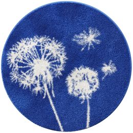 Badematte Grund, H:20mm, blau, Polyacryl, Badematten, "Pusteblume, Badvorleger, Badezimmer Teppich, sehr weich", weiche Haptik, auch als 2-teiliges