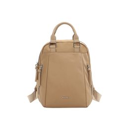 Tamaris Rucksack "Rucksack TAS Giuseppa", beige, Polyester, Rucksäcke