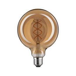 Paulmann LED-Leuchtmittel "Globe125 230lm 1800K gold 4W spiral Filament", L:17,5cm &Oslash;:12,5cm, gold, Leuchtmittel