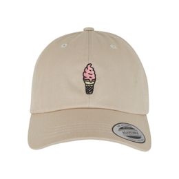 MisterTee Herren Snapback Cap "MisterTee Herren Ice Cream Dad Cap"stone, unifarben, 100% Baumwolle, Caps