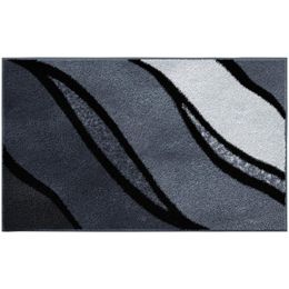 Badematte Grund, H:20mm, grau, Polyacryl, Badematten, "Belize, Badvorleger, Badezimmer Teppich, sehr weich", weiche Haptik, auch als 3 teiliges Set