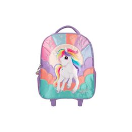Depesche Jungen Reiserucksack "Schulrucksack Trolley Ylvi 18,5 x 31 x 44 cm bunt", bunt, Polyester, Rucksäcke