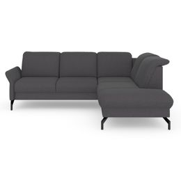 Sit & More Ecksofa SIT & MORE, B:250cm H:84cm T:207cm, braun, Wohnzimmer, Sofas, "Fashion L-Form", wahlweise mit Kopfteilverstellung und Vorziehsitz, motorisch