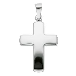 Adelia&acute;s ADELIA ́S Damen Kettenanh&auml;nger "Damen Gold Schmuck 333 Wei&szlig;gold Kreuz Anh&auml;nger", Gold, silber, Gold, Schmuckanh&auml;nger, Goldschmuck f&uuml;r Damen & Herren