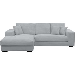 Ecksofa WERK2, B:286cm H:84cm T:184cm, grau, 90% Polyester, 10% Nylon, Wohnzimmer, Sofas, "Eden modern und zeitlos, geschmackvolles Sofa, Breite