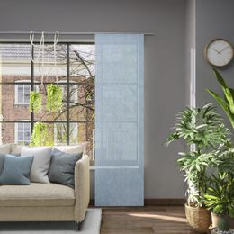 Neutex for you! Schiebegardine NEUTEX FOR YOU, B:60cm H:135cm, blau, Jacquard, Polyester, Wohnzimmer, Gardinen, "Libre-ECO", nach Ma&szlig;