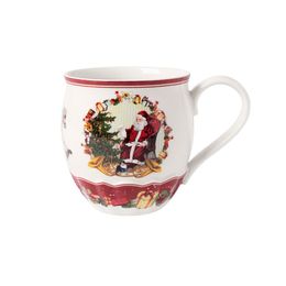 Villeroy & Boch VILLEROY & BOCH Becher "Jumbobecher "Santa" Toy's Fantasy 380 ml bunt", bunt, Trinkgefäße