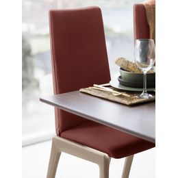 Polsterstuhl stressless, B:57cm H:105cm T:60cm, rot, Microfaser DINAMICA (88% Polyester, 12% Polyurethan), Esszimmer, St&uuml;hle, "Laurel", High Back,