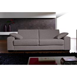 Schlafsofa Bali, B:212cm H:83cm T:100cm, silber, Wohnzimmer, Sofas, "Norwalk, Dauerschläfer", in 140er und 160er Breite, 3 Varianten, auch mit