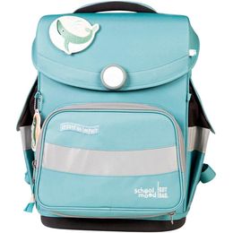 School-Mood Kinder Schulranzen "Timeless Pro", grau, Polyester, Rucks&auml;cke