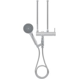 Stiebel Eltron Badarmatur "MEBD", B/H/T: 17cm x 10,5cm x 29,5cm, silber, Armaturen, Einhebel-Wandarmatur, f&uuml;r Druck-Durchlauferhitzer, mit Handbrause