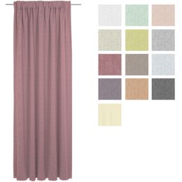 Vorhang WIRTH, B:141cm H:145cm, beige, Jacquard, Baumwolle, Polyester, Wohnzimmer, Gardinen, "Sunday", nach Ma&szlig;