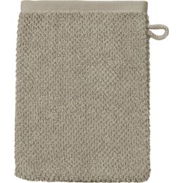 Waschhandschuh Ross, B:16cm L:21cm, grau, Frottier, Handt&uuml;cher, "SELECTION", 100 % Bio-Baumwolle