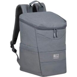 Kühltasche "Felis Kühlrucksack isoliert, Picknicktasche Lunchtasche Thermorucksack", B:22cm H:41cm T:29cm, grau, RESTO KITCHENWARE, Kühlboxen,