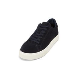 Marc O'Polo MARC O'POLO Herren Sneaker "aus softem Veloursleder", Gr. 41, blau, Obermaterial: 100% Leder (Rind), Schuhe