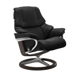 Relaxsessel stressless, B:79cm H:99cm T:75cm, schwarz, Leder BATICK: BATICK ist ein leicht korrigiertes, durchgef&auml;rbtes und genarbtes M&ouml;belleder, bei