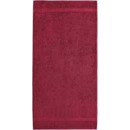 Duschtuch Dyckhoff, B:70cm L:140cm, rot, Walkfrottier, Obermaterial: 100% Baumwolle, Handt&uuml;cher, "Planet"