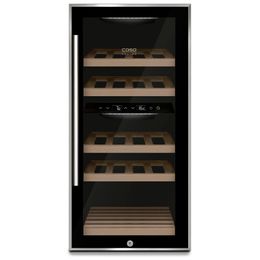 CASO GERMANY CASO Weinkühlschrank "644", B:39,7cm H:82,2cm T:50cm, schwarz, Weinkühlschränke, WineComfort 24 black
