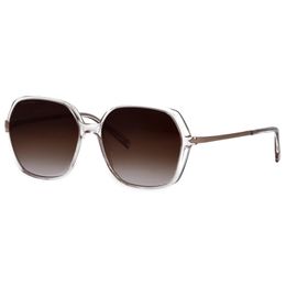 Marc O'Polo MARC O'POLO Damen Retrosonnenbrille "Modell 506189", rosa, durchscheinend, Sonnenbrillen