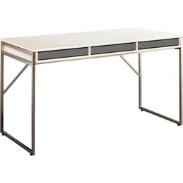 Schreibtisch, B:137,4cm H:75cm T:60cm, grau, HAMMEL FURNITURE, B&uuml;ro, Tische, "Mistral B&uuml;rotisch, Arbeitstisch, Tisch, Computertisch", mit Gestell, B: